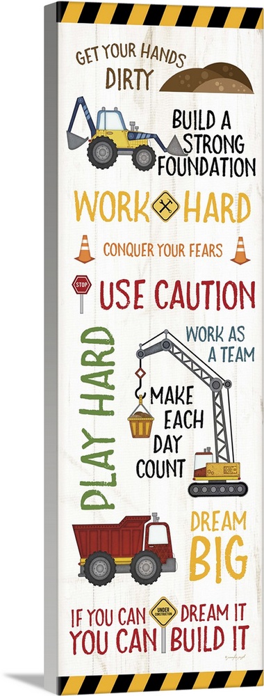 Construction Sign Wall Art, Canvas Prints, Framed Prints, Wall Peels ...