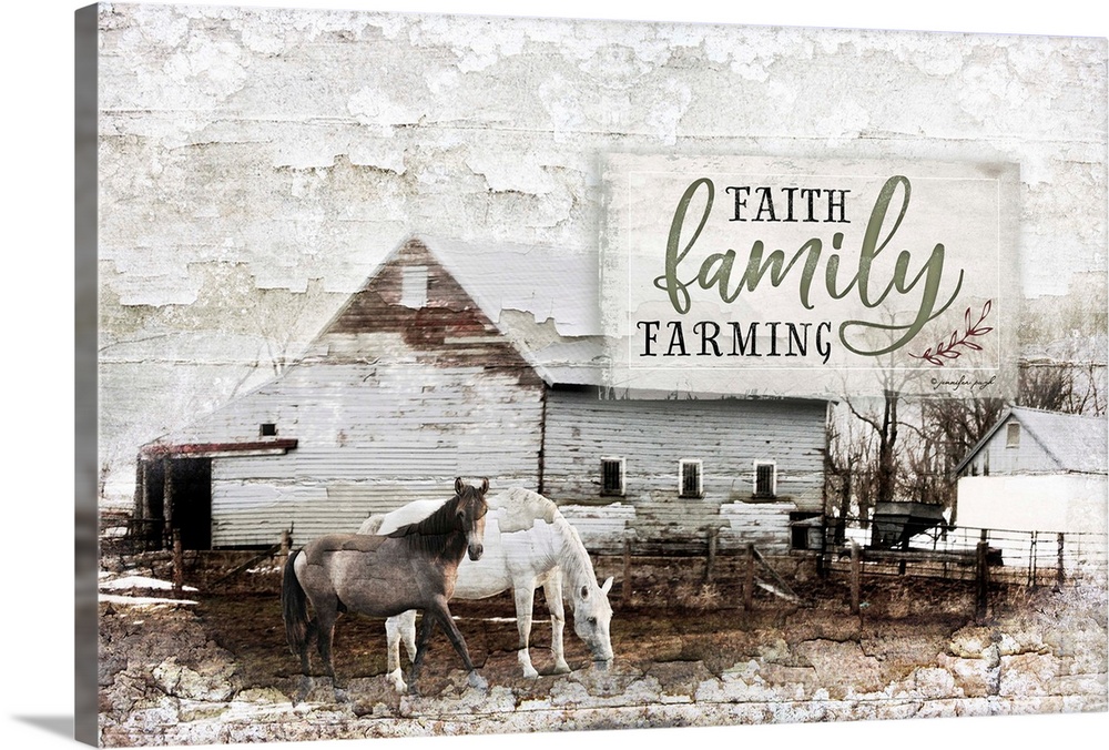 Faith, Family, Farming Wall Art, Canvas Prints, Framed Prints, Wall ...