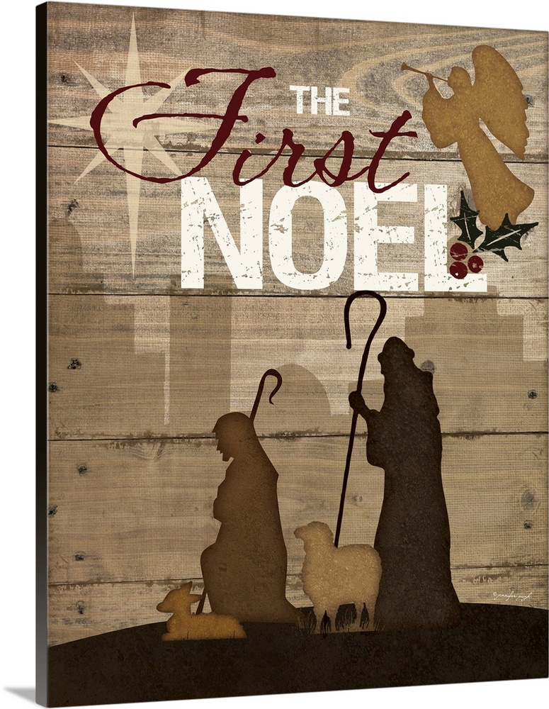 First Noel Wall Art, Canvas Prints, Framed Prints, Wall Peels | Great ...