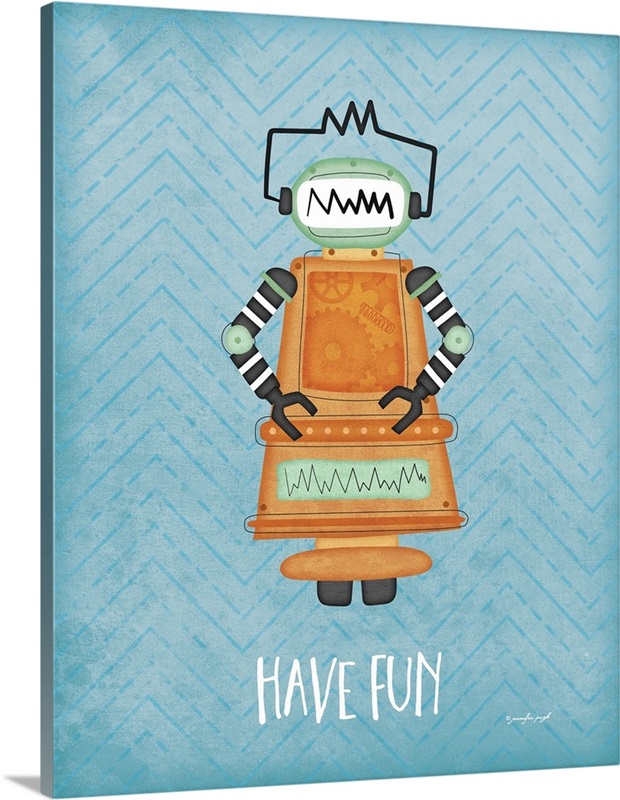 Fun Bot Wall Art, Canvas Prints, Framed Prints, Wall Peels | Great Big ...