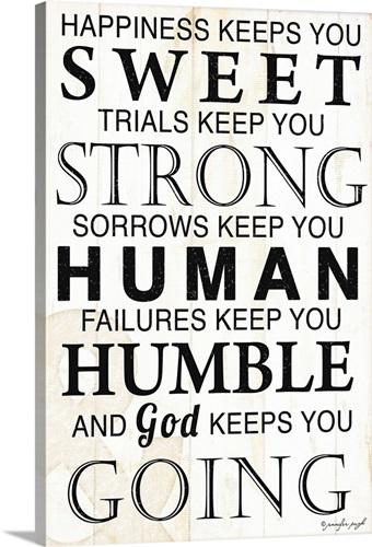 God Keeps You Going Wall Art, Canvas Prints, Framed Prints, Wall Peels ...