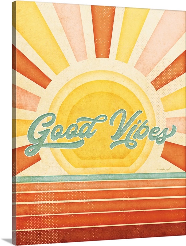Good Vibes Wall Art, Canvas Prints, Framed Prints, Wall Peels | Great ...