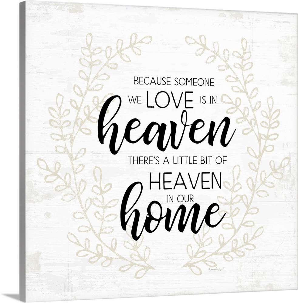 Heaven in Our Home Wall Art, Canvas Prints, Framed Prints, Wall Peels ...