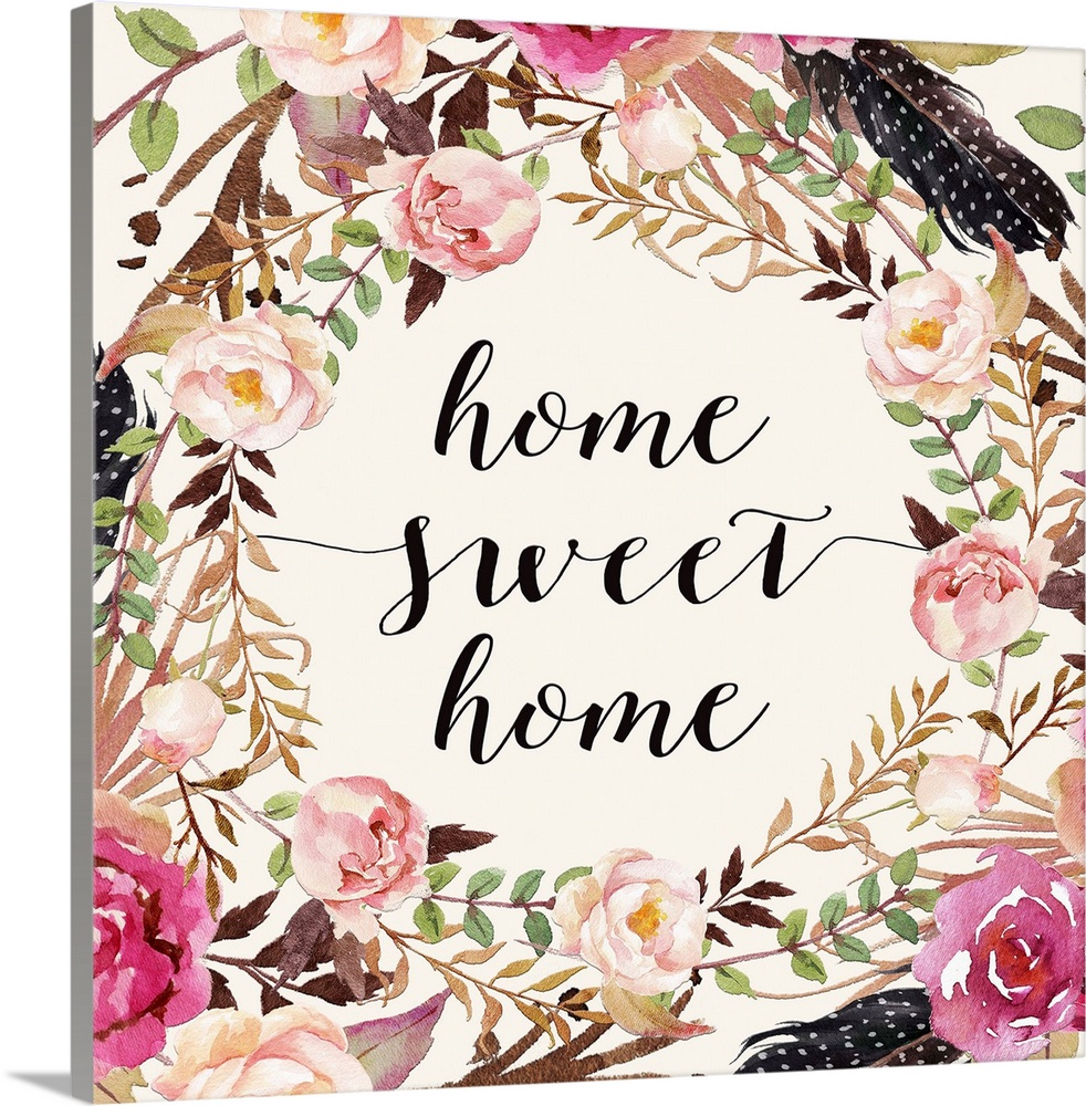 Home Sweet Home Wall Art, Canvas Prints, Framed Prints, Wall Peels ...