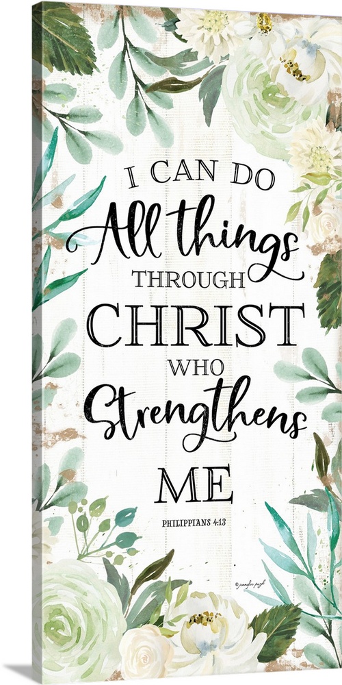 I Can Do All Things Through Christ II Wall Art, Canvas Prints, Framed ...