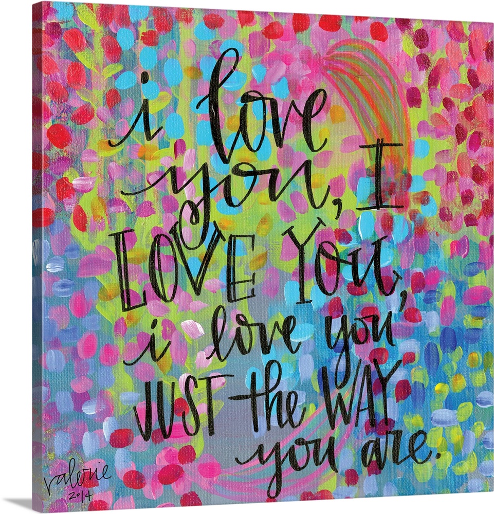 I Love You Wall Art, Canvas Prints, Framed Prints, Wall Peels | Great ...