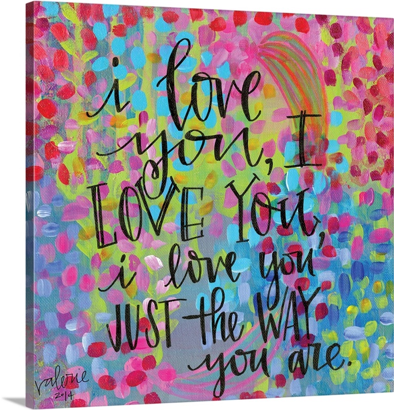 I Love You Wall Art, Canvas Prints, Framed Prints, Wall Peels | Great ...
