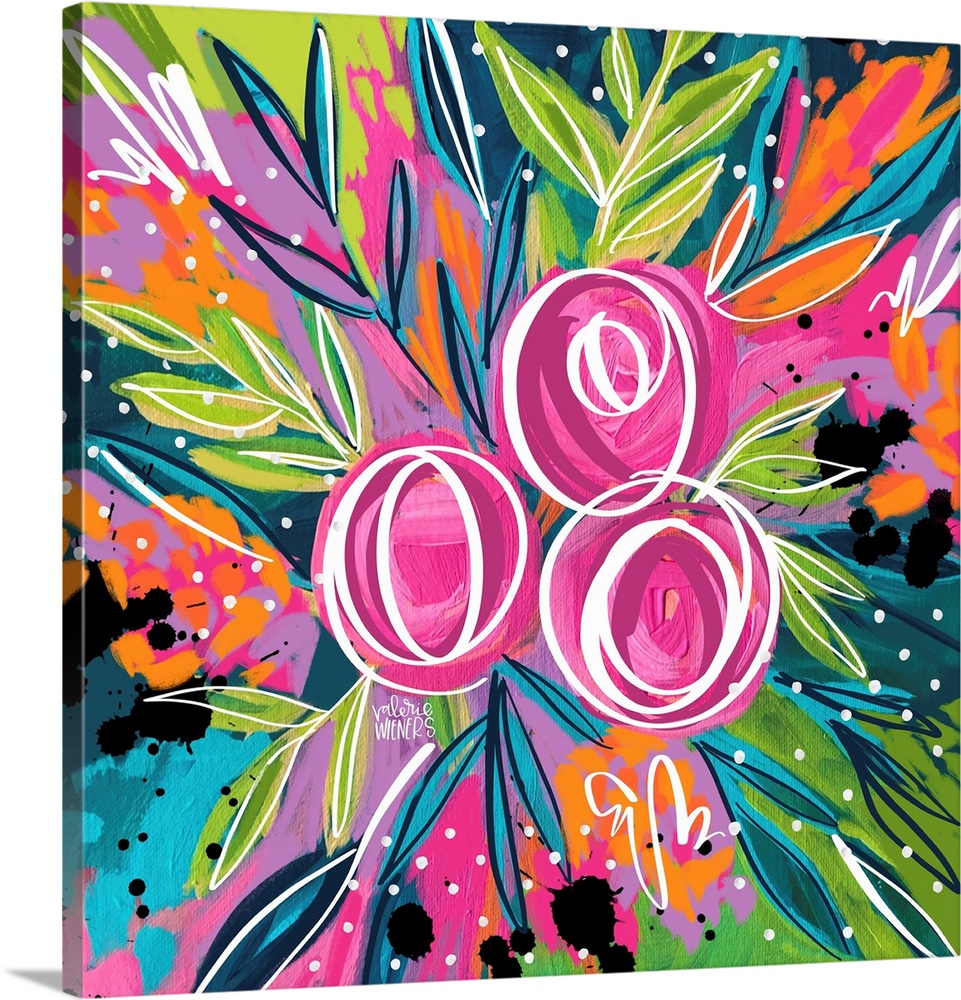 Pink Floral Wall Art, Canvas Prints, Framed Prints, Wall Peels | Great ...