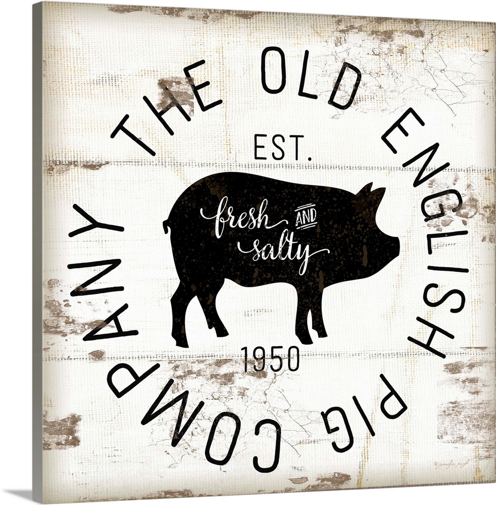 The Old Pig Company Wall Art, Canvas Prints, Framed Prints, Wall Peels ...
