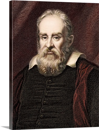 1636 Galileo Galilei portrait astronomer | Great Big Canvas