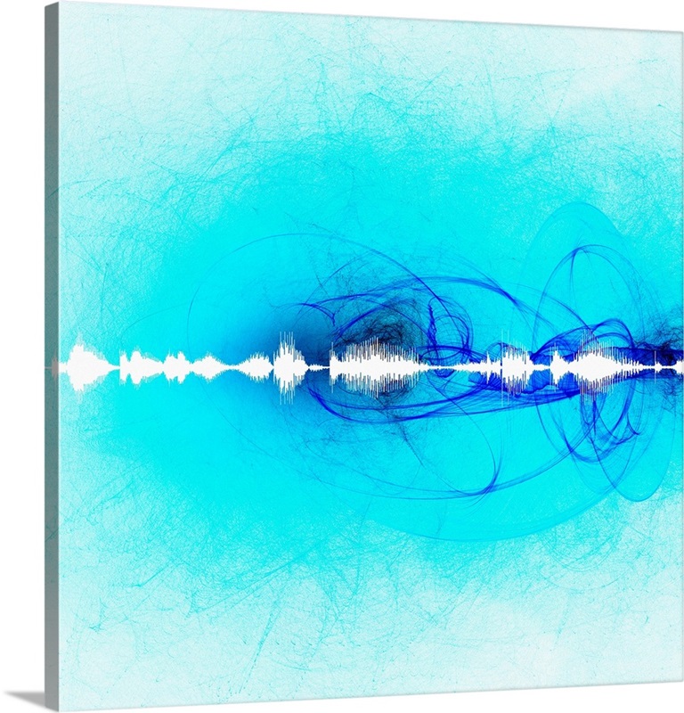 Abstract Sound Waves | Great Big Canvas