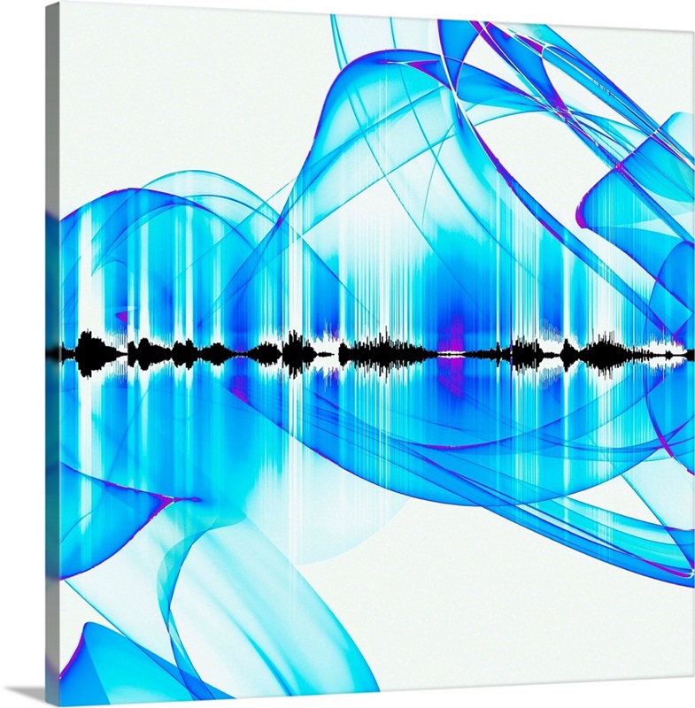 Abstract Sound Waves | Great Big Canvas