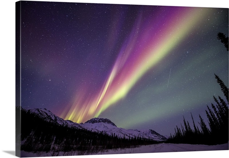 Aurora Borealis In Alaska | Great Big Canvas