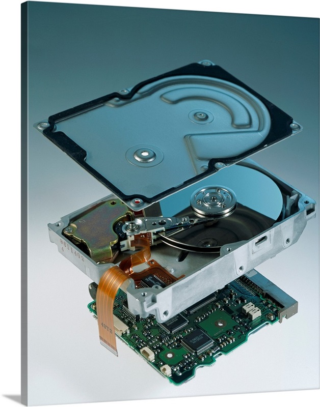 Computer hard disk assembly | Great Big Canvas
