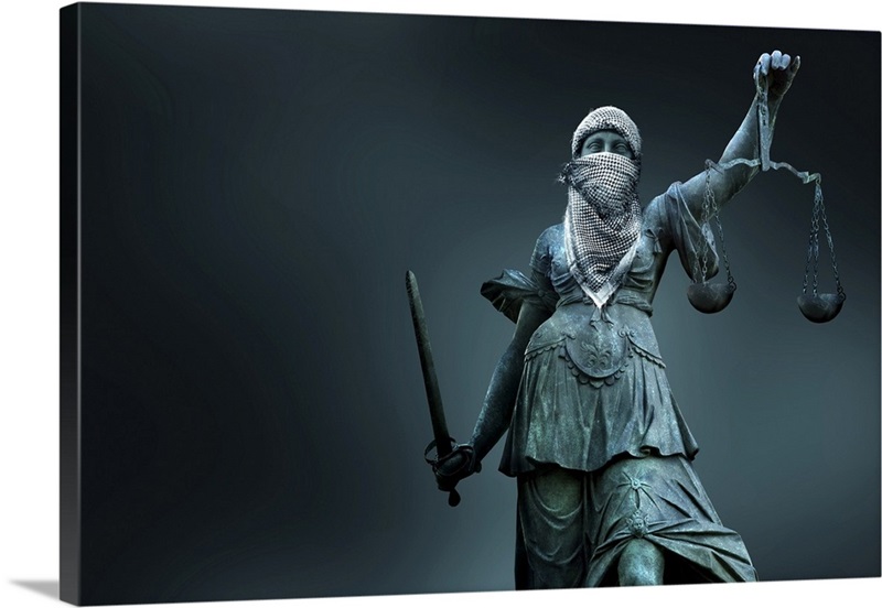 Fighting For Justice, Conceptual Image | Great Big Canvas