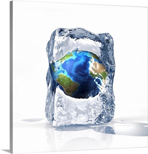 Frozen Earth, Conceptual Artwork | Great Big Canvas