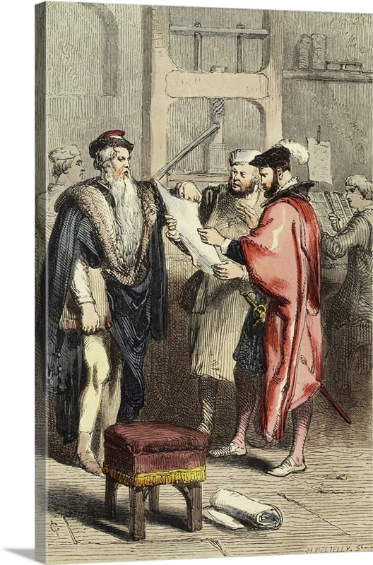 German printing press inventors | Great Big Canvas