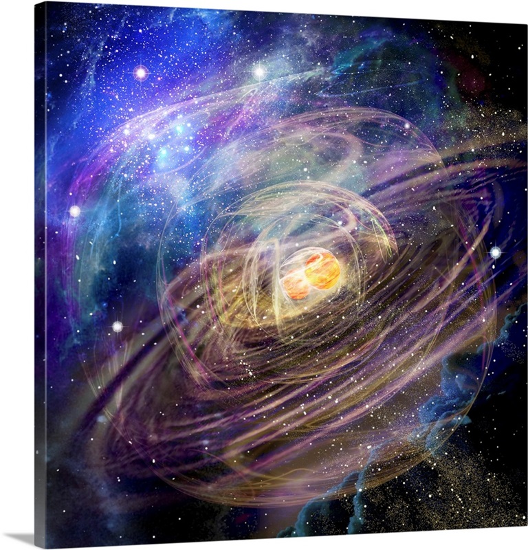 Gravitational Waves, Illustration | Great Big Canvas