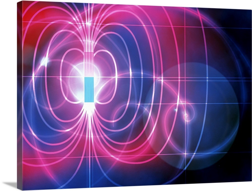 Magnetic field Wall Art, Canvas Prints, Framed Prints, Wall Peels ...
