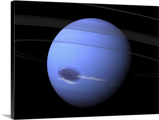 Neptune, artwork Wall Art, Canvas Prints, Framed Prints, Wall Peels ...