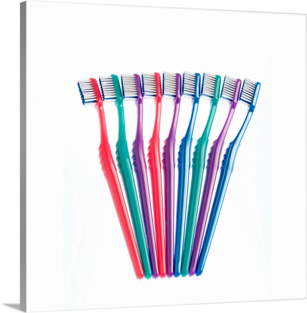 Toothbrushes Wall Art, Canvas Prints, Framed Prints, Wall Peels | Great ...