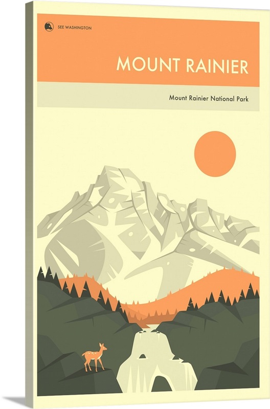 Mount Rainier National Park - Rainier | Great Big Canvas