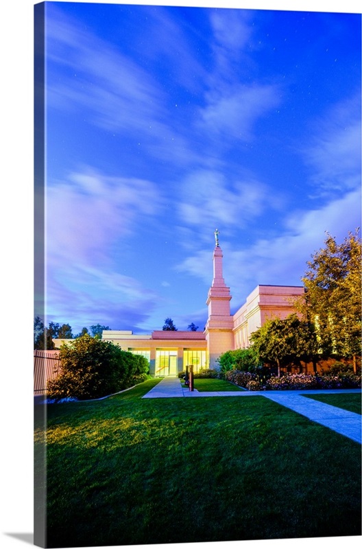 Anchorage Alaska Temple, Late Evening, Anchorage, Alaska | Great Big Canvas