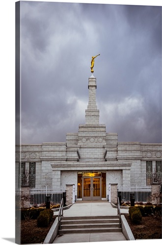 Detroit Michigan Temple, Cloudy Day, Bloomfield Hills, Michigan | Great ...