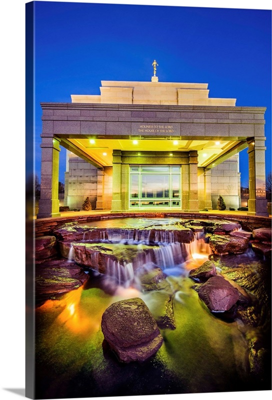 Snowflake Arizona Temple, Water Feature on the Grounds, Snowflake ...