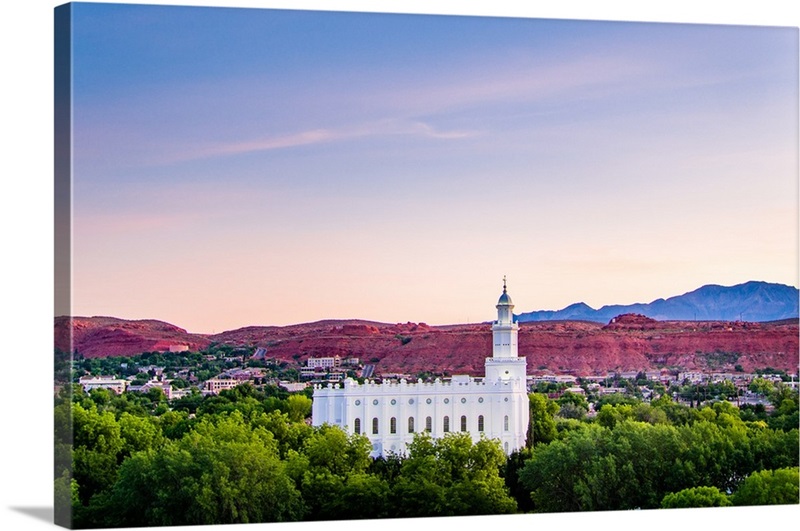 St. George Utah Temple, Above the Trees, St. George, Utah | Great Big ...