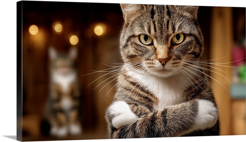 Angry Kitty Cat | Great Big Canvas