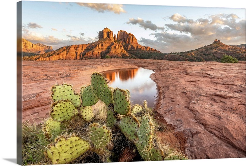 Cathedral Rock At Sunset In Sedona, Arizona | Great Big Canvas