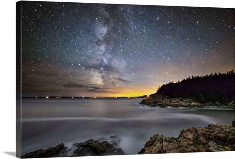 The Milky Way Over Acadia National Park | Great Big Canvas