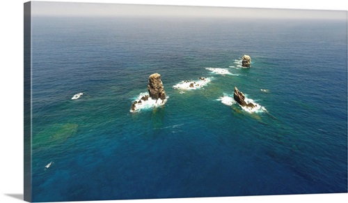 Aerial photograph of Alijos Rocks off the coast of Mexico | Great Big ...