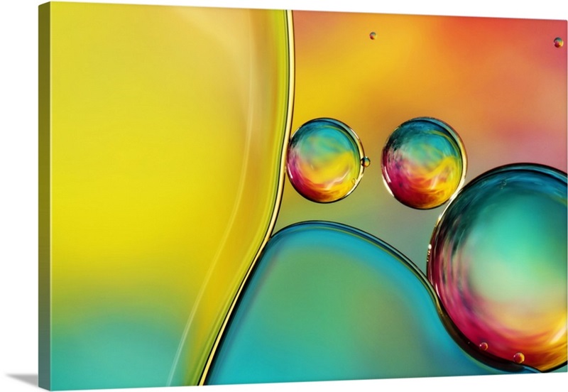 Abstract Oil Drops II | Great Big Canvas