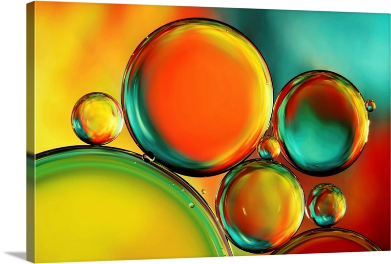 Oil Drop Abstract | Great Big Canvas
