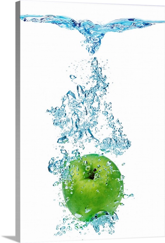 Green Apple Splash | Great Big Canvas