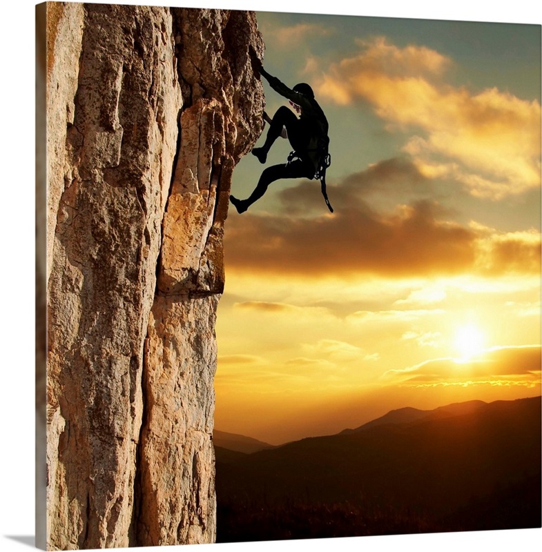 Rock Climber | Great Big Canvas