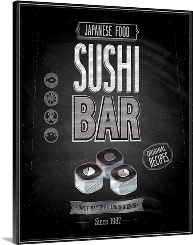 Sushi Bar - Chalkboard | Great Big Canvas
