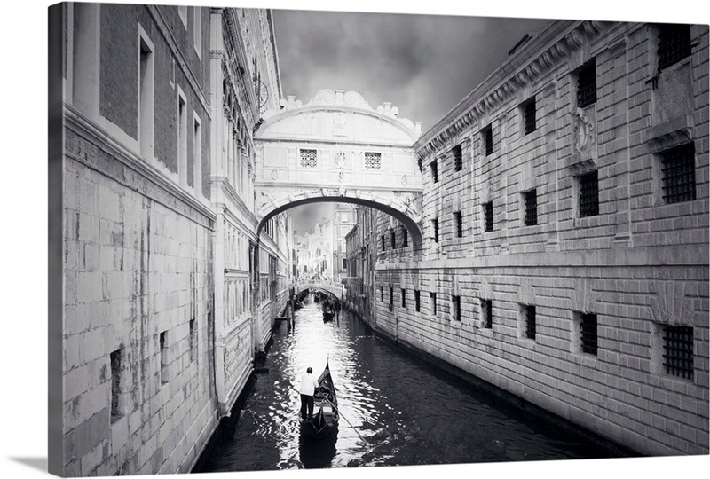 Venice - black and white photograph | Great Big Canvas