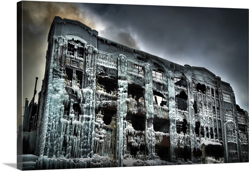 Vintage Chicago Industrial Warehouse Factory Turned Into An Ice Palace ...