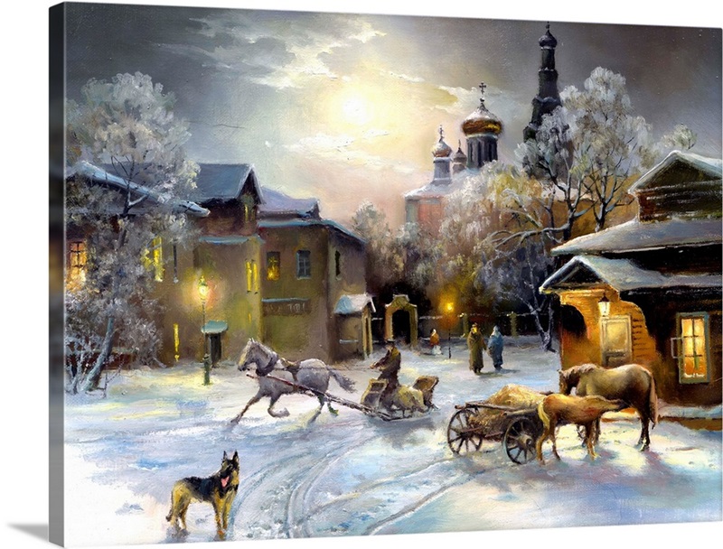 Winter City | Great Big Canvas