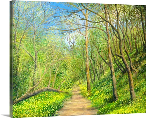 Yellow Scene | Great Big Canvas