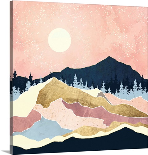 Coral Sunset | Great Big Canvas