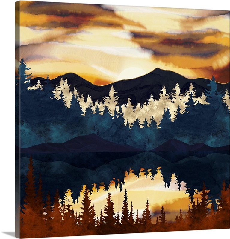 Fall Sunset | Great Big Canvas