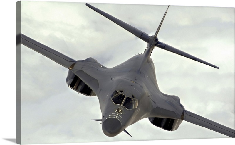 A B1B Lancer streaks through the sky | Great Big Canvas