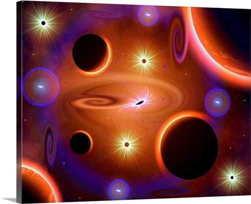 A cosmic place where time and space fuse into a multitude of ...