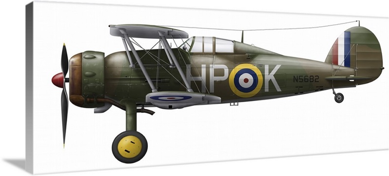 A Gloster Gladiator Mk II | Great Big Canvas
