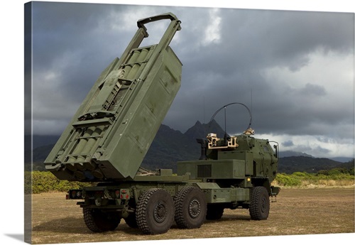 A M142 High Mobility Artillery Rocket System | Great Big Canvas