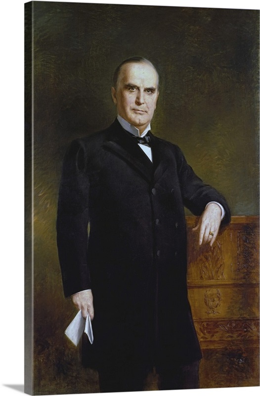 American History Painting Of President William Mckinley | Great Big Canvas